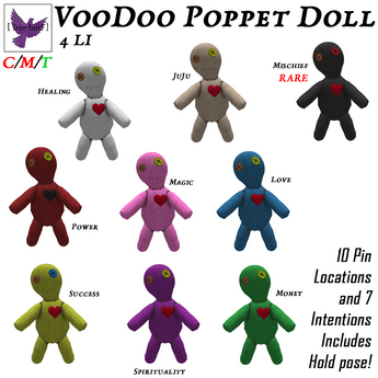 Second Life Marketplace - [ free bird ] Voodoo Poppet = Full Set